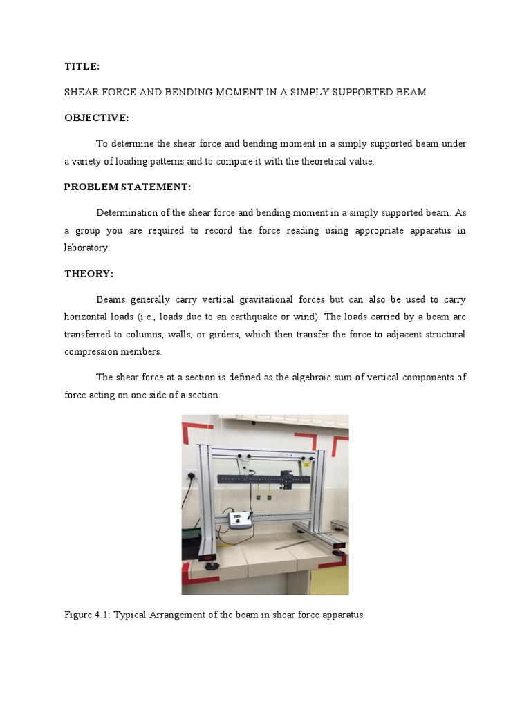 Shear Force & Bending Moment Analysis | PDF | Bending | Beam (Structure)