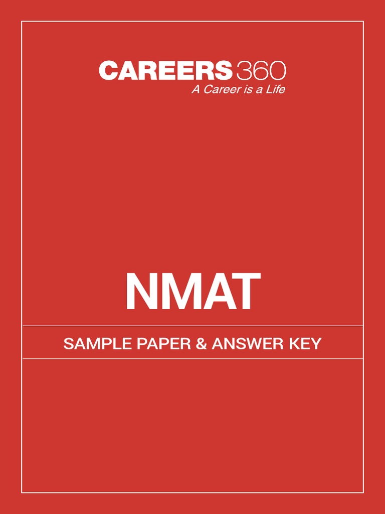 NMAT Sample Paper With Answer Key | Download Free PDF | Question | Numbers