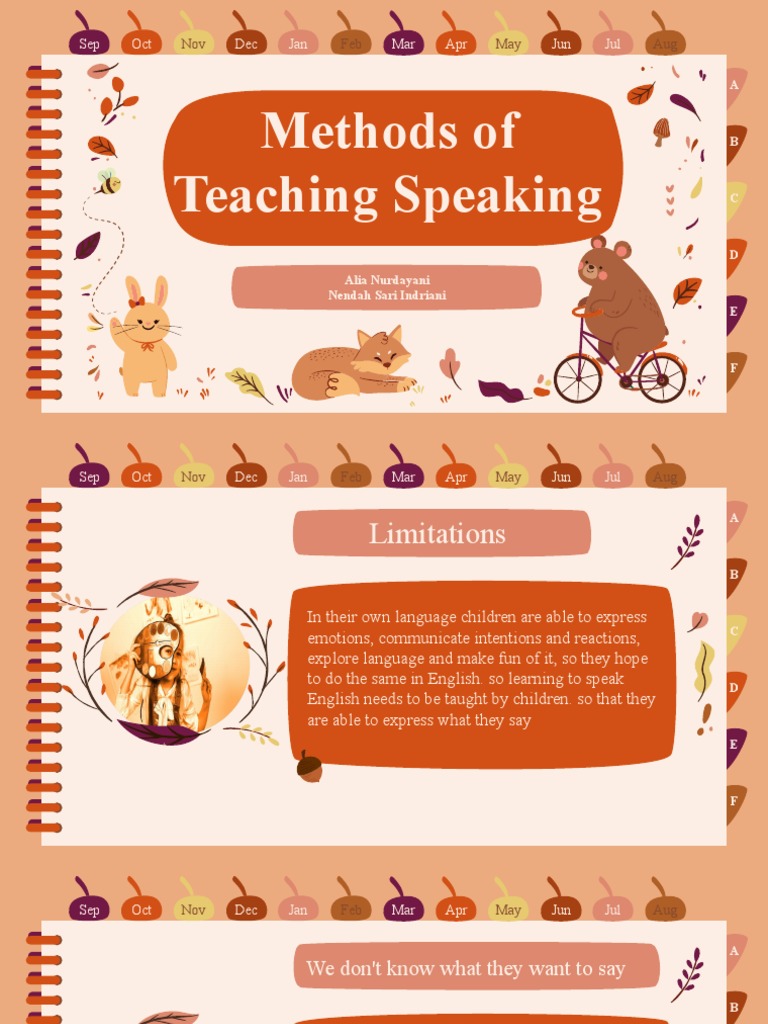 Methods of Teaching Speaking | Download Free PDF | Linguistics | Human ...