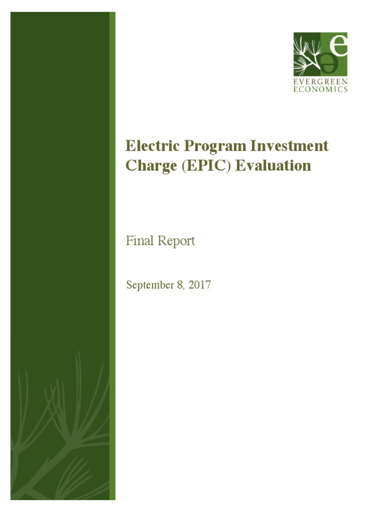 EPIC Final Report 090817 Compressed | PDF | Pacific Gas And Electric ...