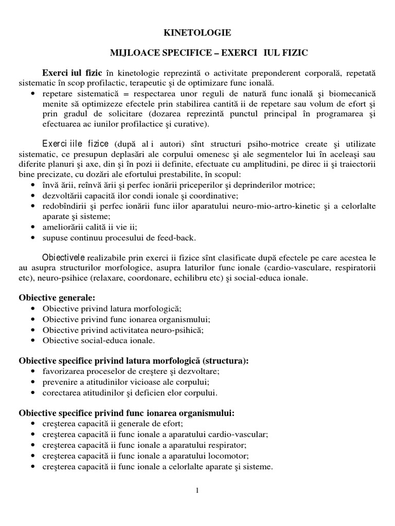 6 Exercitiul Fizic | PDF