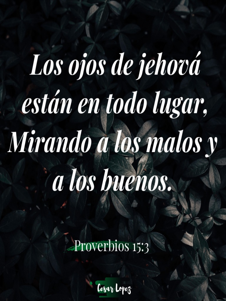 Proverbios 15 - 3 | PDF