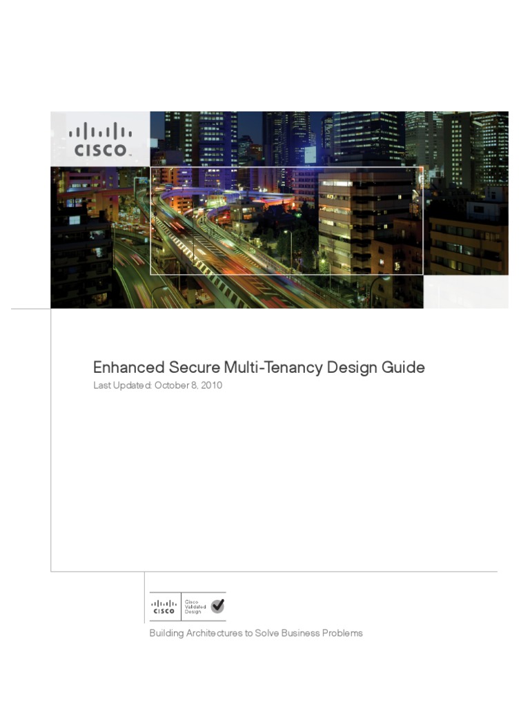 Vmware Enhanced Secure Multi Tenancy Design Guide | PDF | Cloud ...