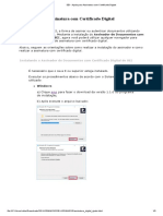 ProSolution Assinador Digital Web Versão 1.0 | PDF | Computadores