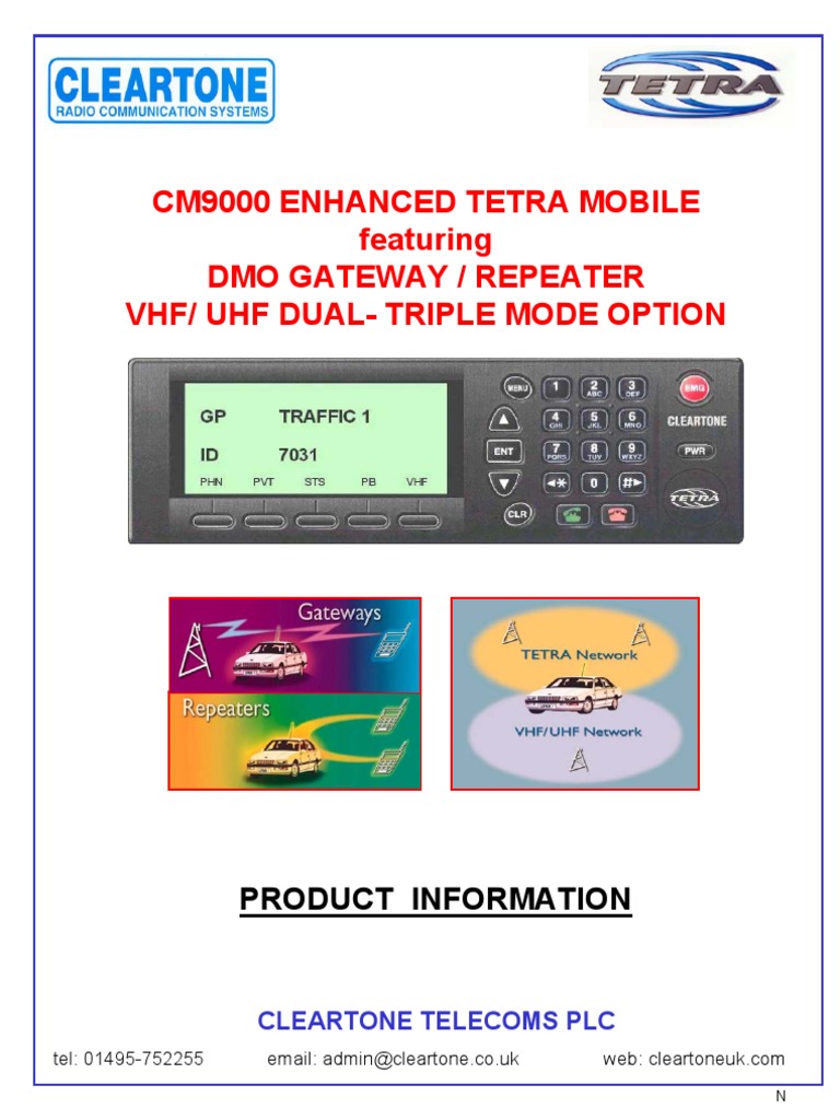Cleartone-Radio Communication Systems | PDF | Very High Frequency ...
