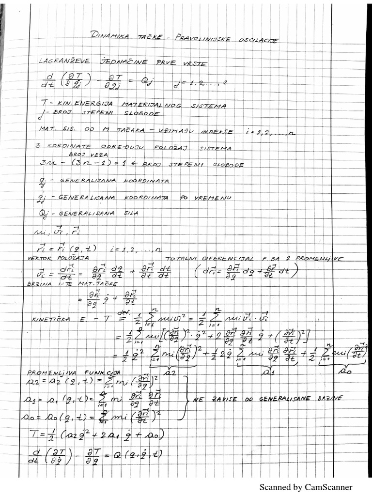 Dinamika Reseni Zadaci | PDF