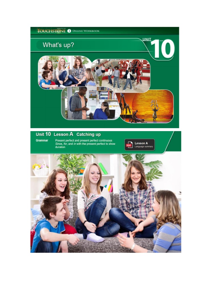 UNIT 10 Lesson A. WorkBook | PDF