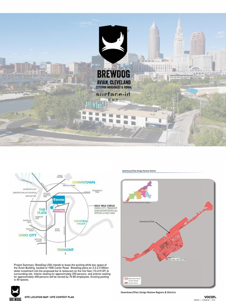 BrewDog Cleveland Site Plan Overview | PDF | Composite Material ...