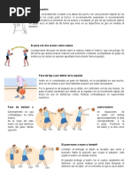 Materia Handball Pases | PDF | Mano | Hombro