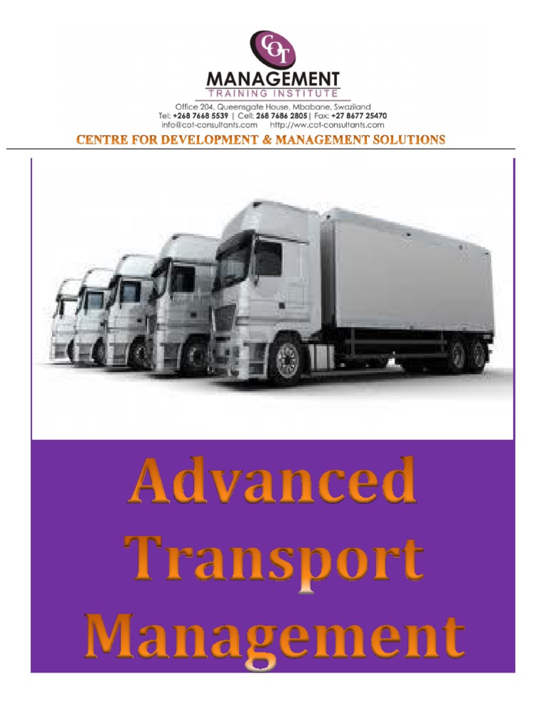 Advanced Transport Management | PDF | Transport | Tire