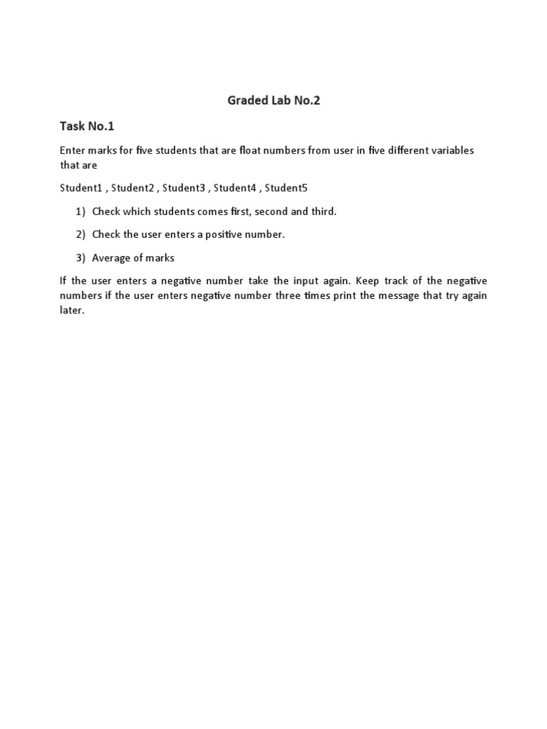 ITC Lab 5.0 Graded | PDF