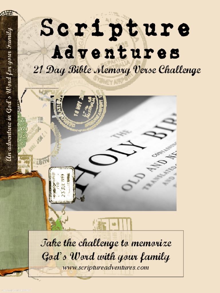21 Day Bible Memory Verse Challenge | PDF | Eternal Life (Christianity ...