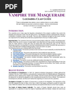 VTM 5E Quick Reference Guide | PDF | Tabletop Games