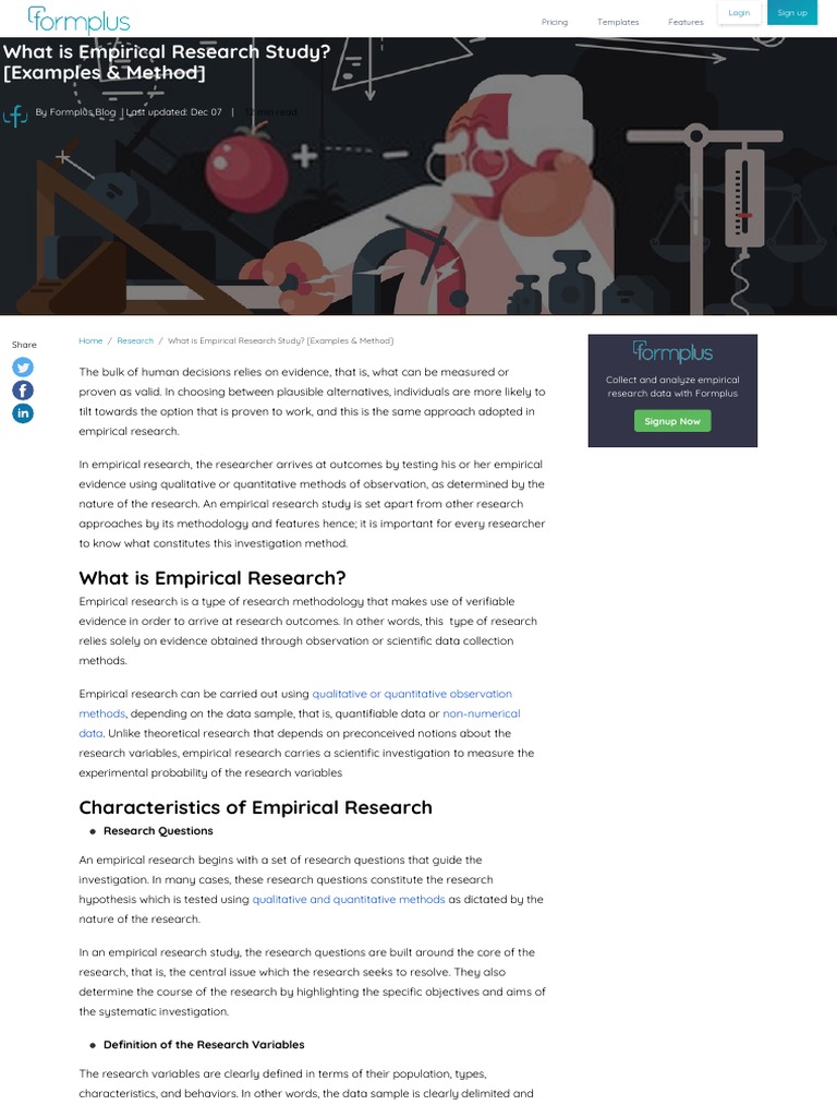 What Is Empirical Research Study - (Examples - Method) | PDF ...