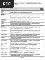 Check List PRISMA 2020 | PDF | Metaanálisis | Parcialidad
