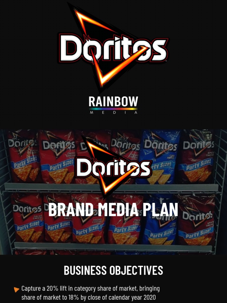 Doritos Brand Media Plan 2020 | PDF | Audience Measurement | Target ...