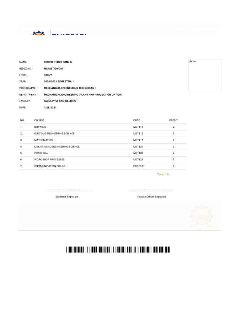 Portal - Takoradi Technical University | PDF