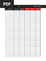 Material Movement Tracking Sheet | PDF