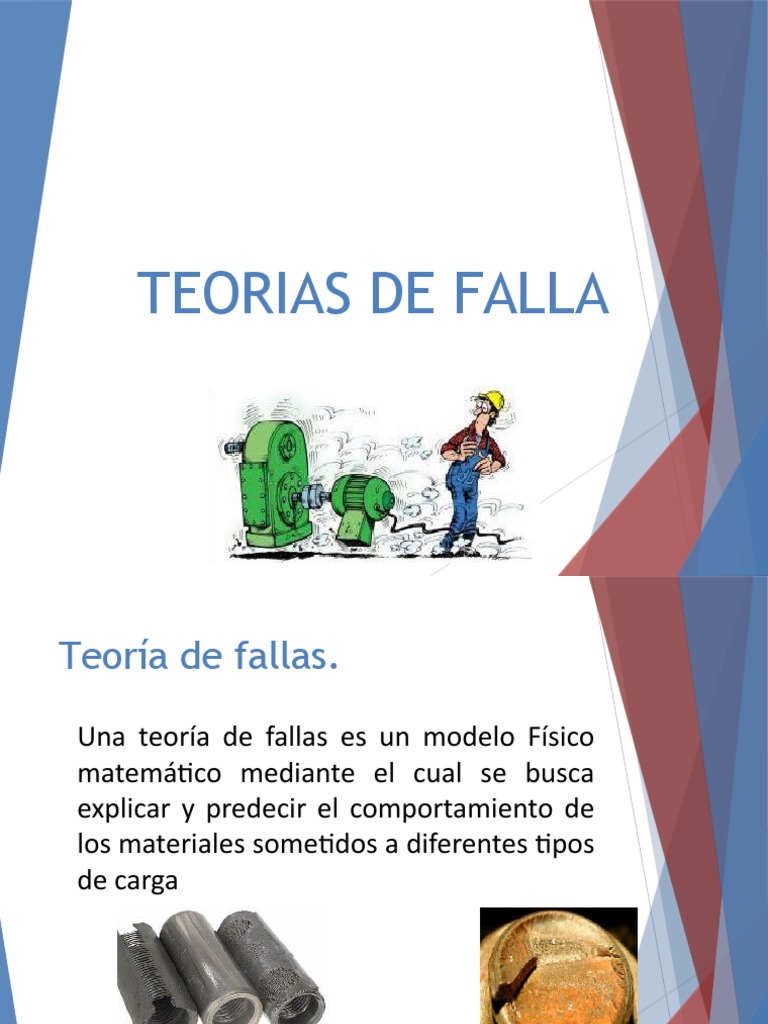 1.4 Teoria de Fallas | PDF | Fatiga (material) | Resistencia de materiales