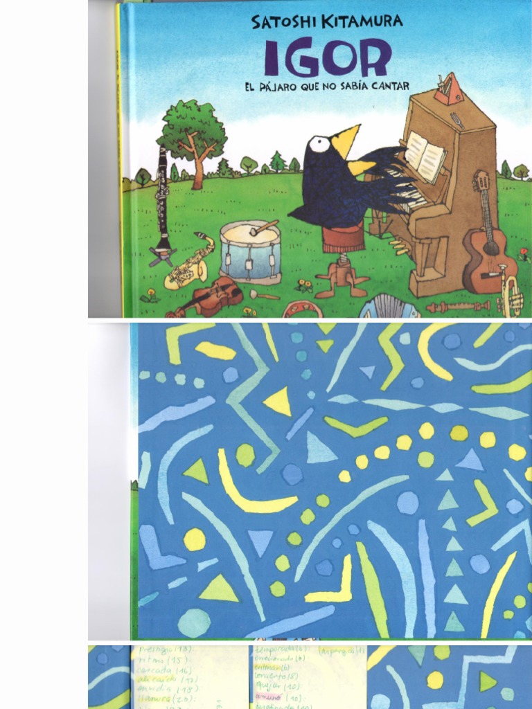Igor El Pájaro Que No Sabía Cantar | PDF