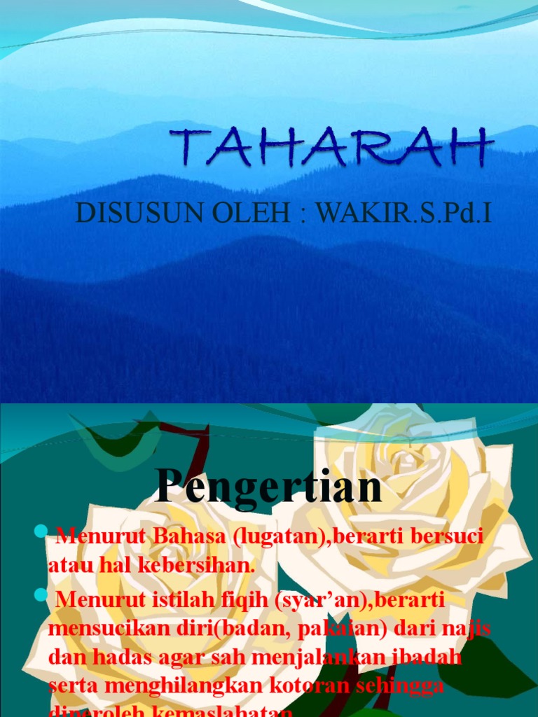 TAHARAH | PDF