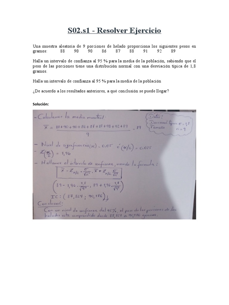 S02.s1 - Resolver Ejercicio | PDF