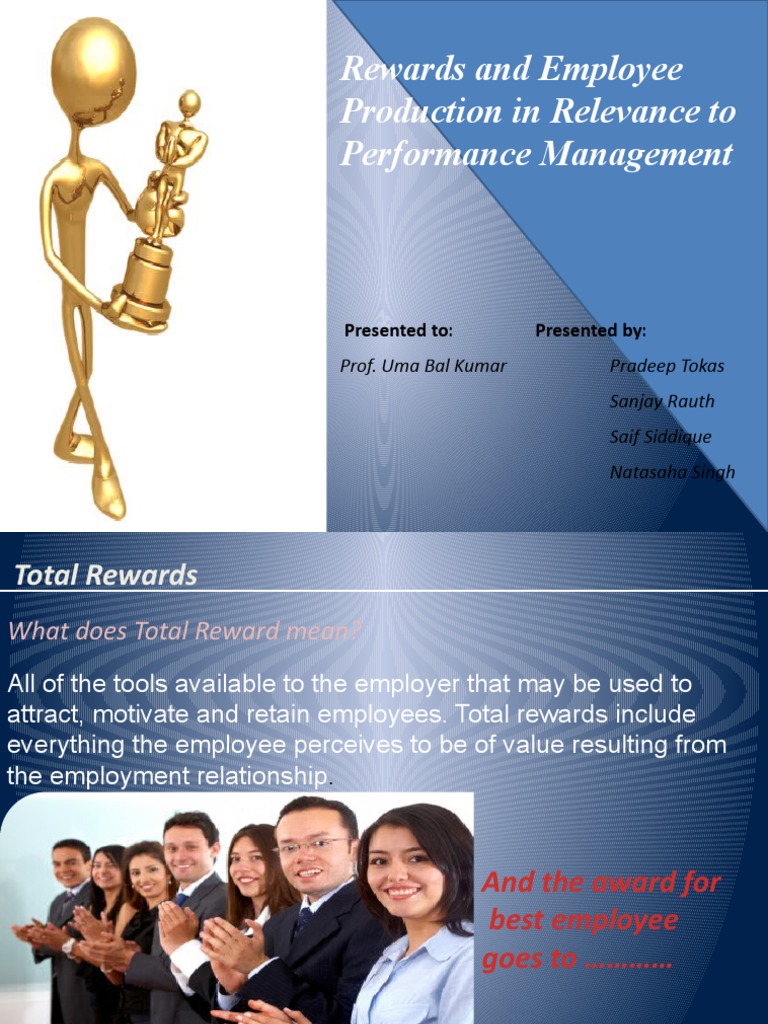 Total Rewards and Employee Performance | PDF | Employment | Salary