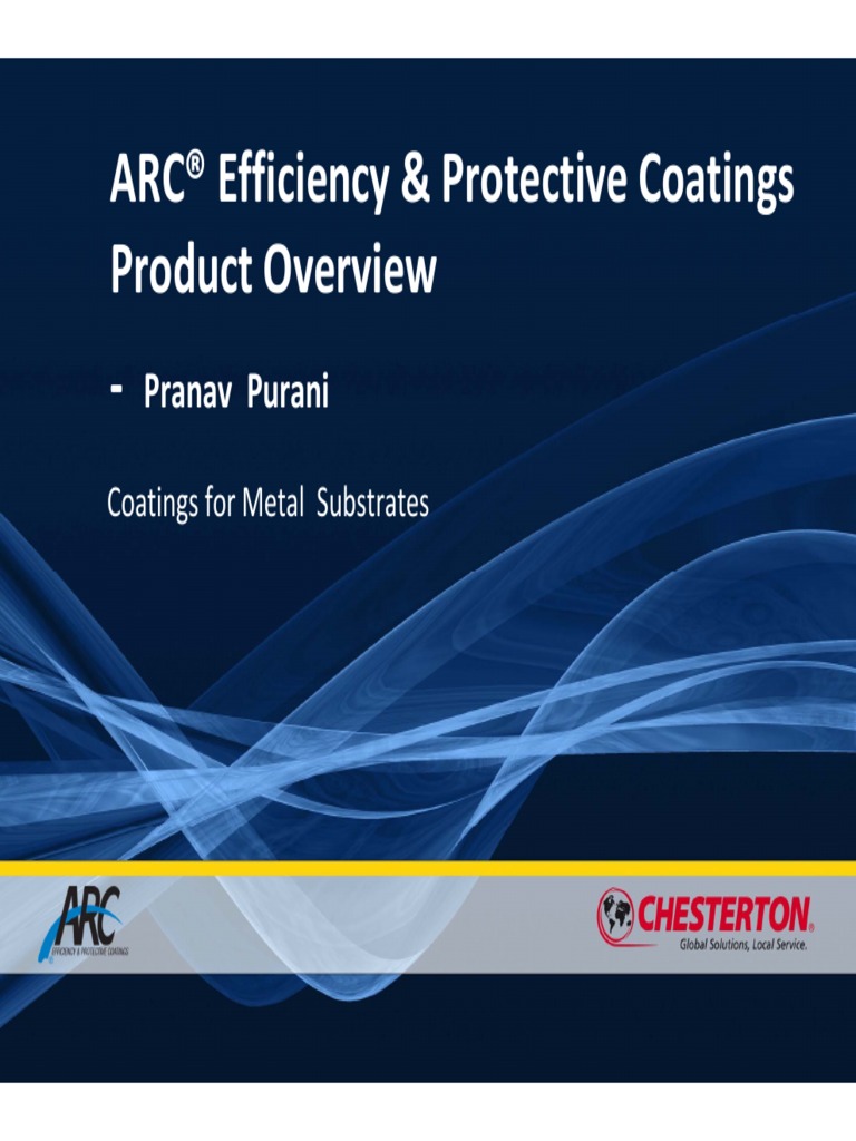 3 ARC-EPC Coatings For Metal Protection - Chesterton (ARC Product Range ...