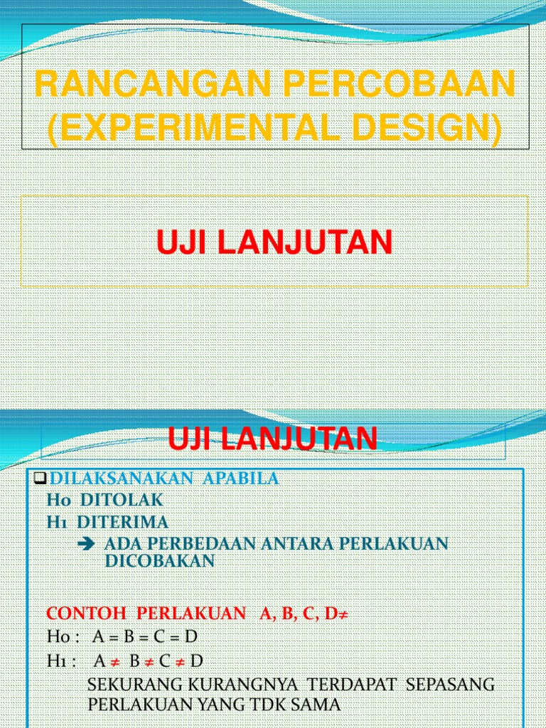 UJI LANJUTAN BNT BNJ DMRT Sikola | PDF | Metode & Bahan Ajar