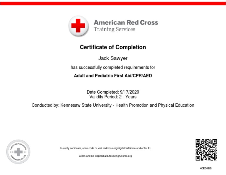 Red Cross Certificate 8 | PDF | Finance & Money Management
