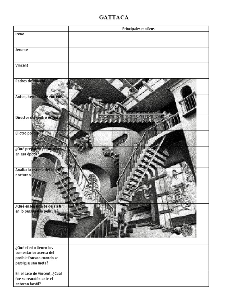 Guía Discusión GATTACA | PDF
