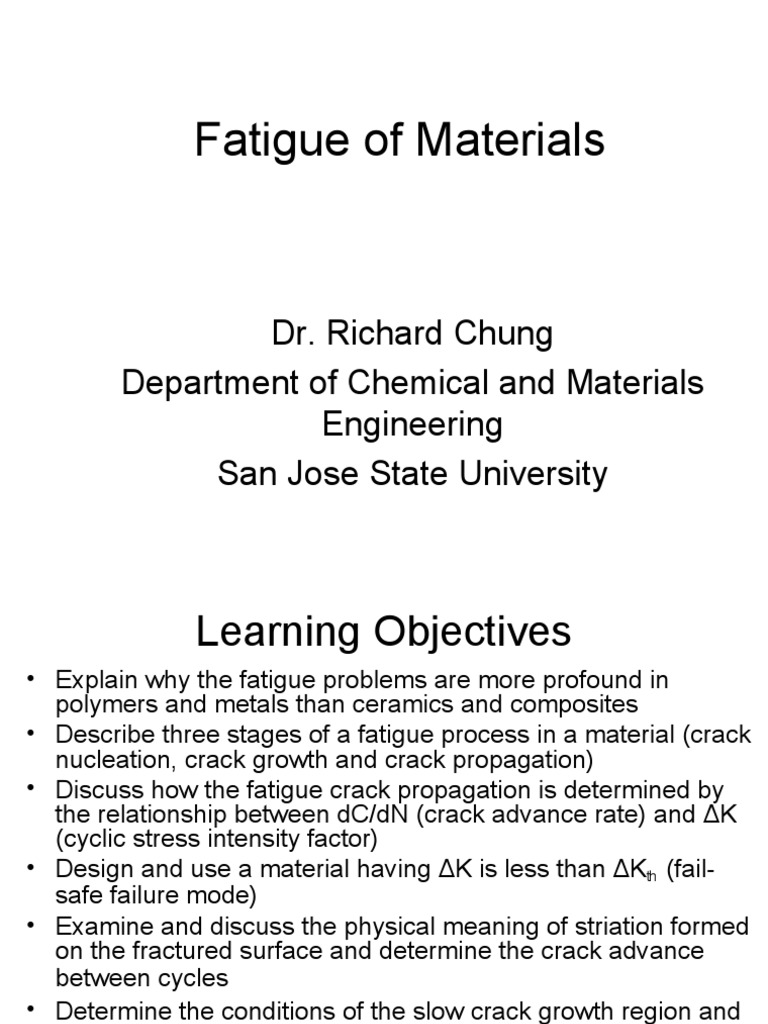 Fatigue of Materials | PDF | Fatigue (Material) | Fracture