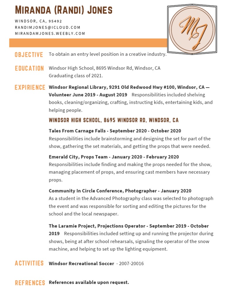 Randi Jones Resume | PDF