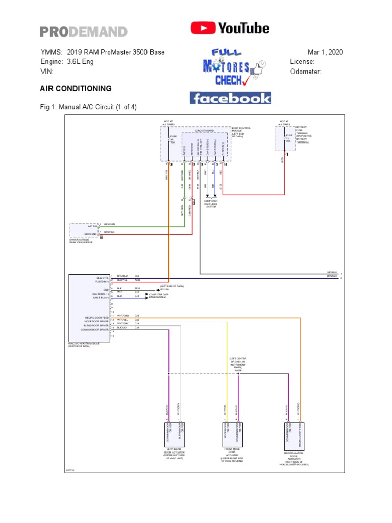 2019 Ram Promaster 3500 Base 3.6l - Full Motores Check | PDF ...