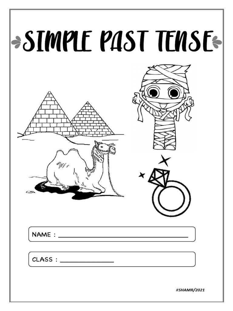 Simple Past Tense Booklet | PDF | Grammatical Tense | Syntax