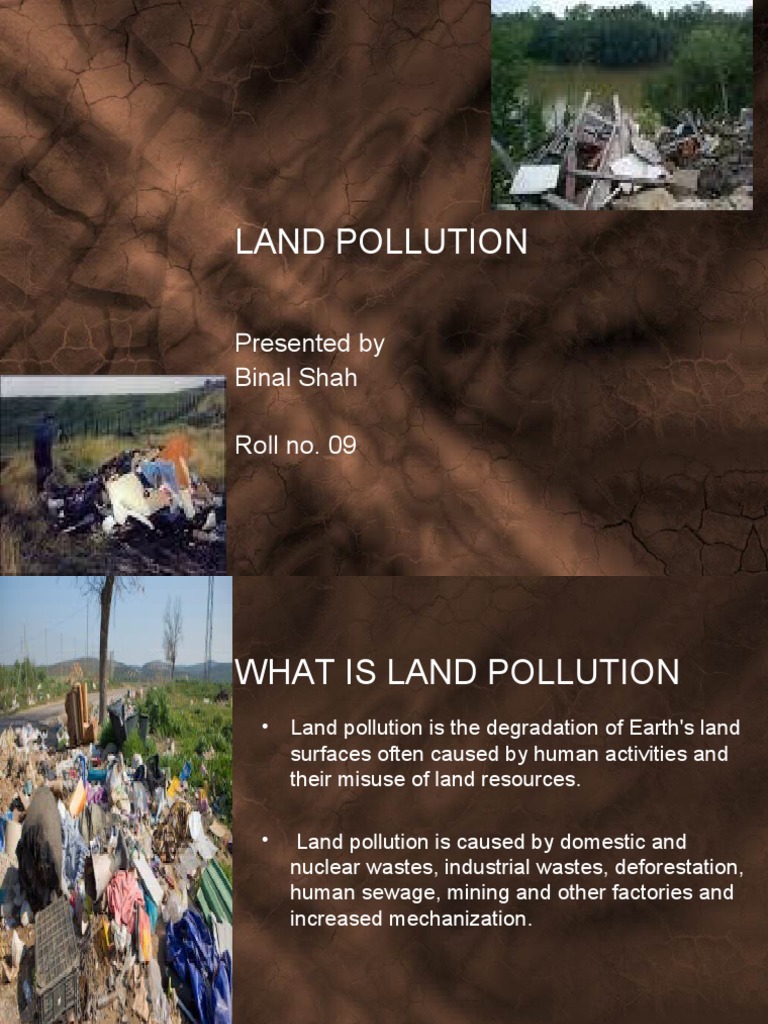 Causes and Solutions for Land Pollution | PDF