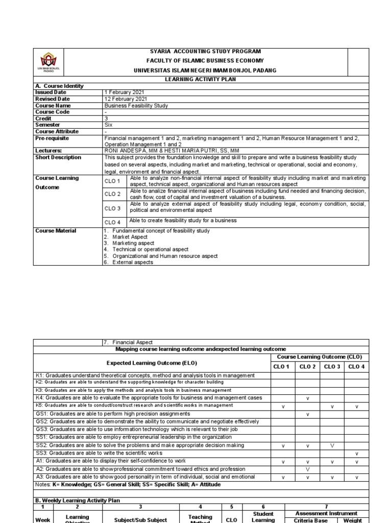 RPS SKB Aksya | PDF | Feasibility Study | Rubric (Academic)