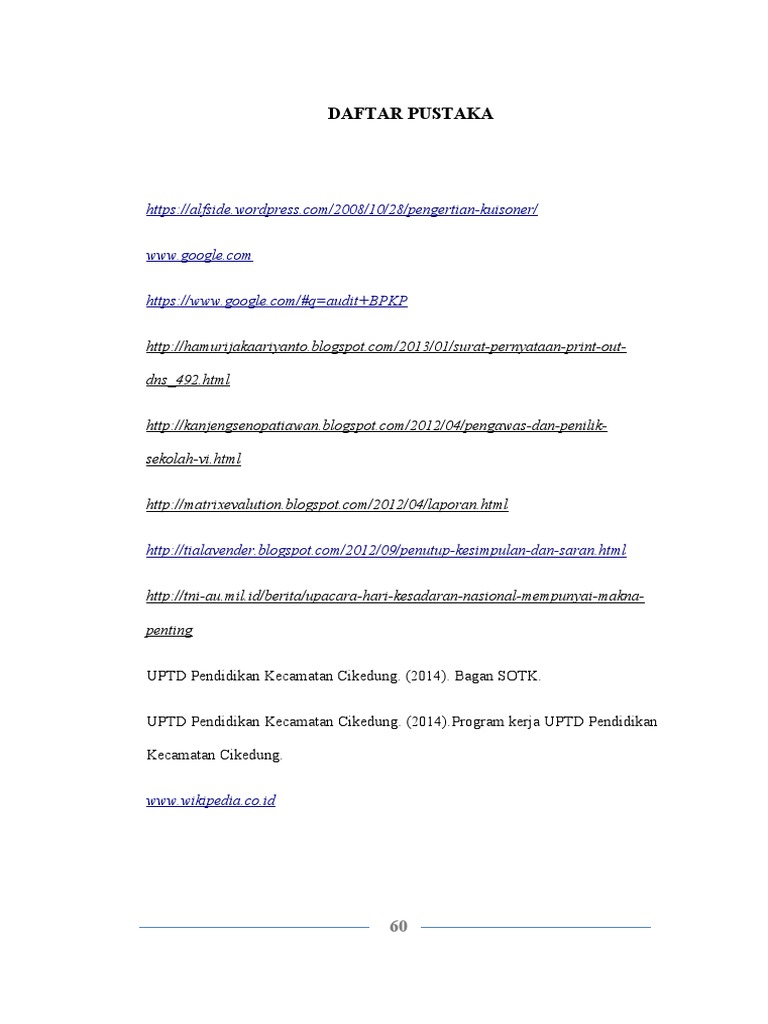 Penutup Laporan | PDF