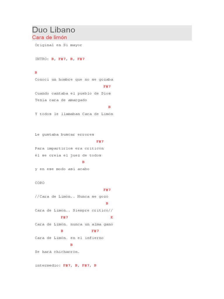 Duo Libano | PDF