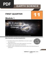 Grade 11 Earth Science LP 1 | PDF | Earth Sciences | Earth