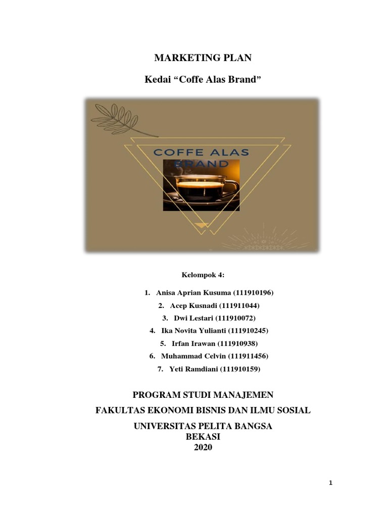 Marketing Plan | PDF