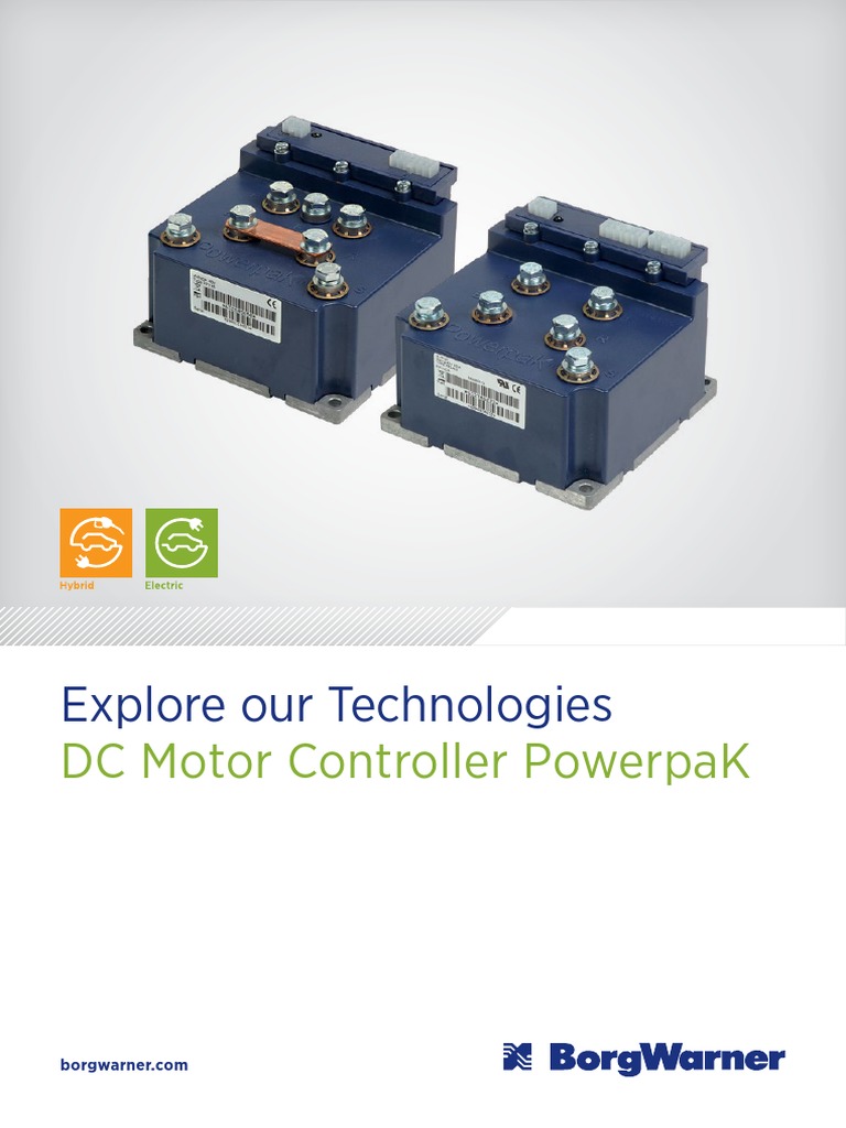 Explore Our Technologies: DC Motor Controller Powerpak | PDF | Electric ...