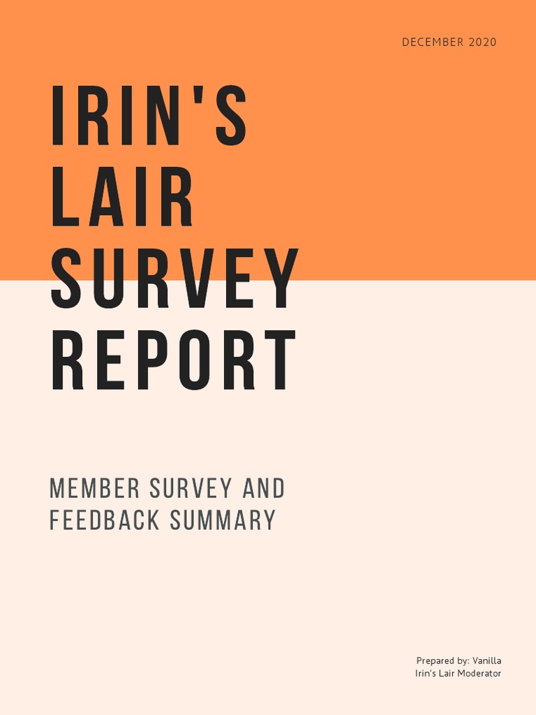 Member Feedback Summary Report | PDF