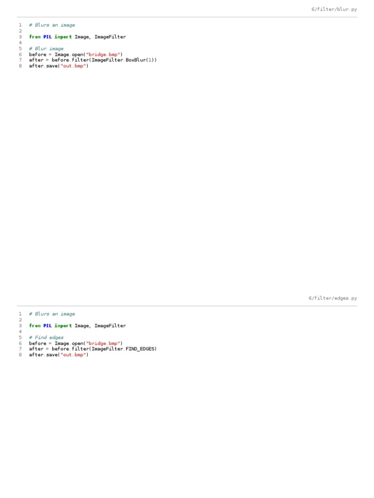 # Blurs An Image: "Bridge - BMP" "Out - BMP" | PDF | Computer Data ...
