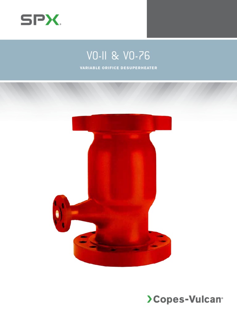 711-Copes Vulcan Vo II Desuperheater | PDF | Coolant | Power Station