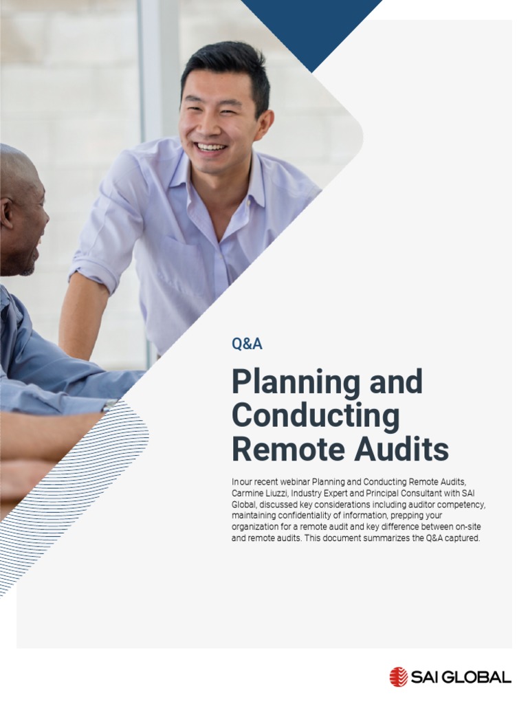 Planning and Conducting Remote Audits | PDF | Audit | Educational ...