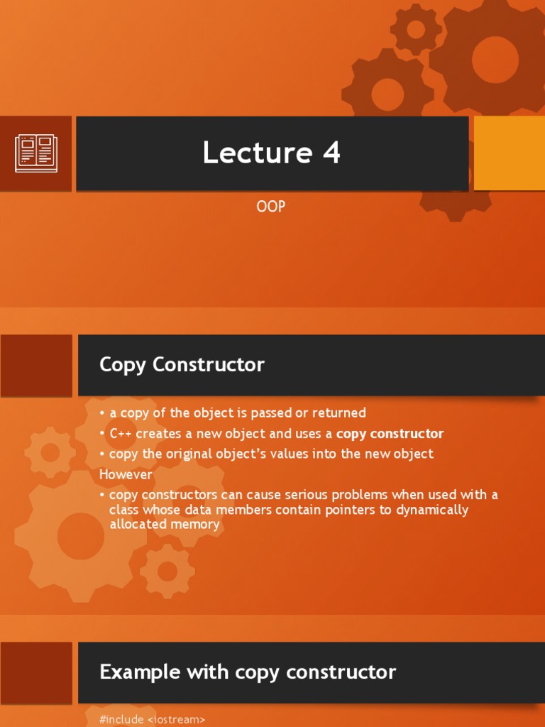 Copy Constructor and Recursion | PDF | Pointer (Computer Programming) | Integer (Computer Science)