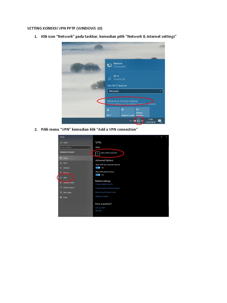 PPTP (Windows10) | PDF