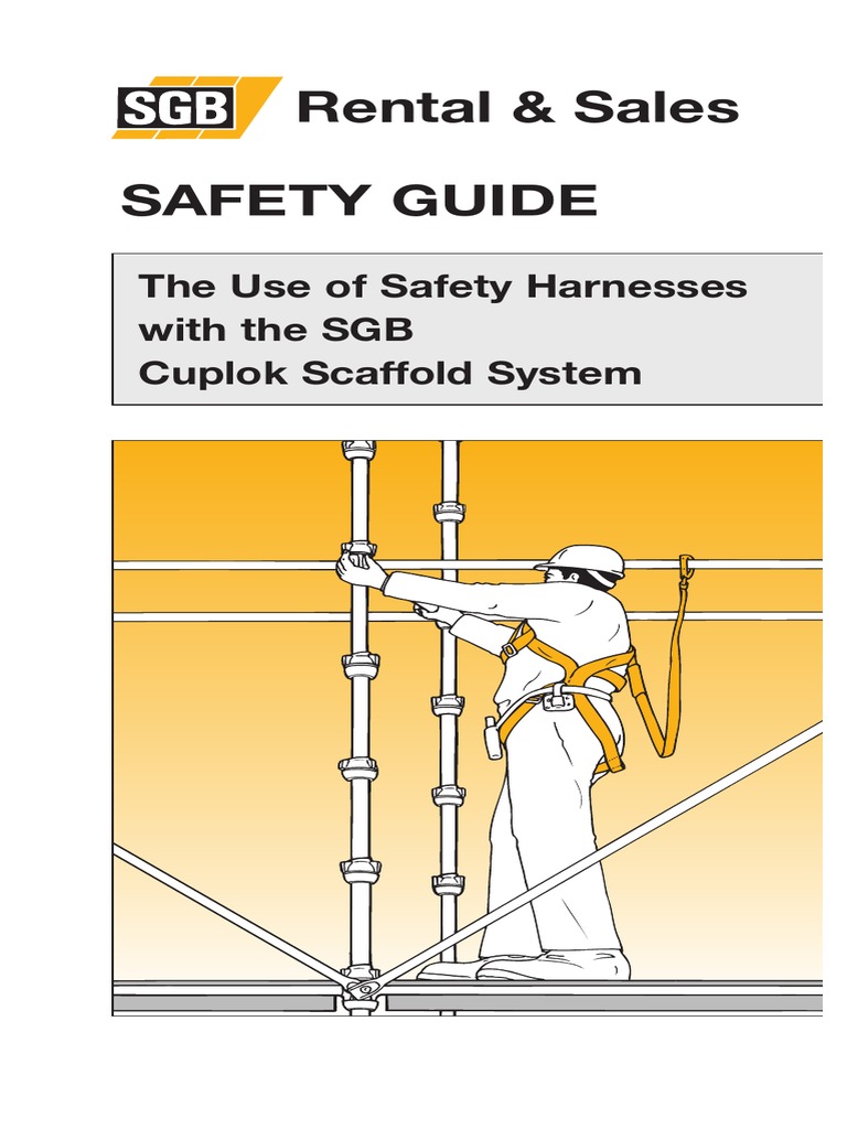 User Guide Safety Harness With Cuplok | PDF | Scaffolding | Equipment