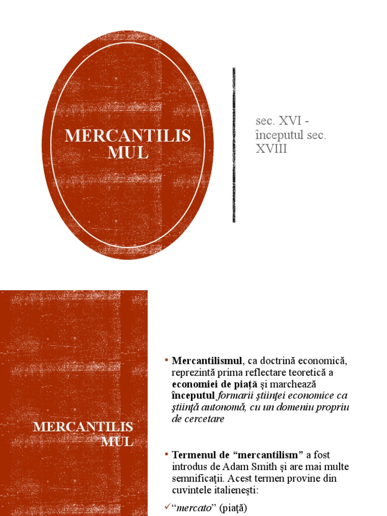 4 Mercantilismul | PDF